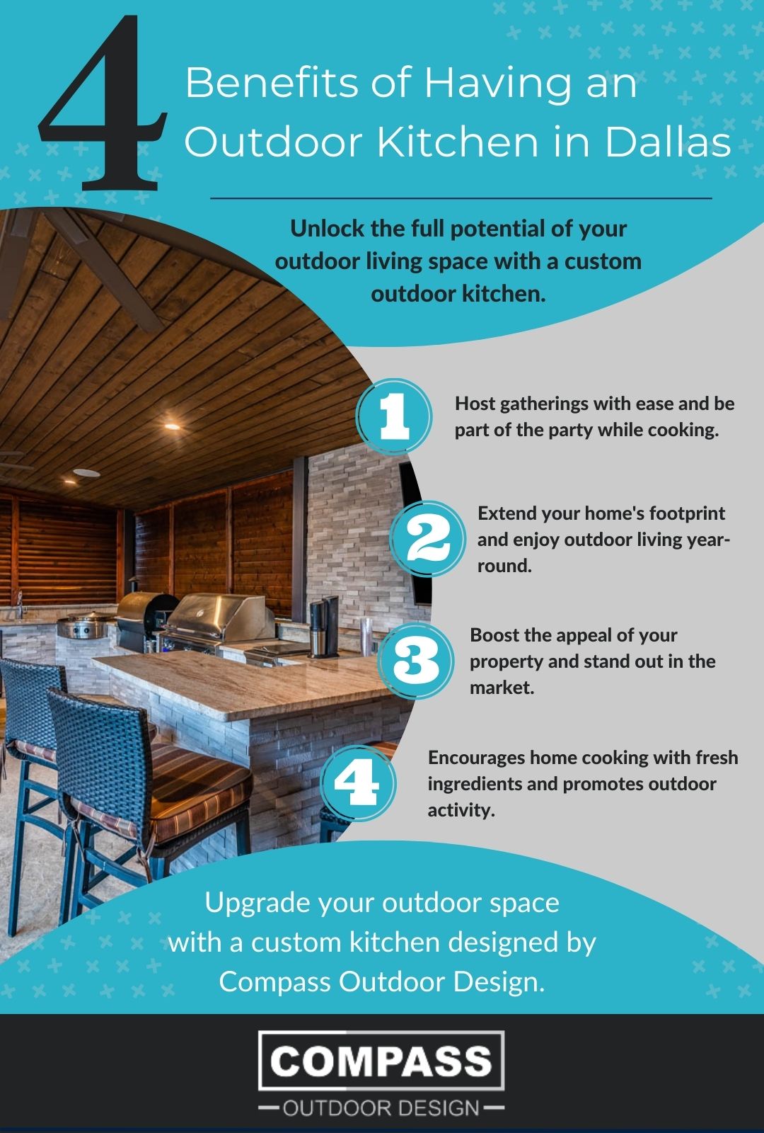 Benefits of Having an Outdoor Kitchen in Dallas — Learn More